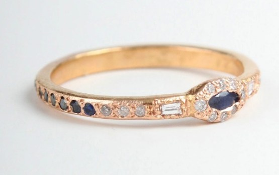 Unique engagement and wedding rings by Catbird | Bridal Musings