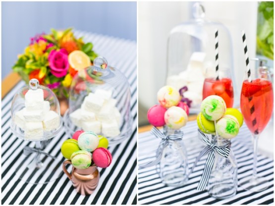 Colourful Cocktails & Macarons Styled Shoot By Anges De Sucre
