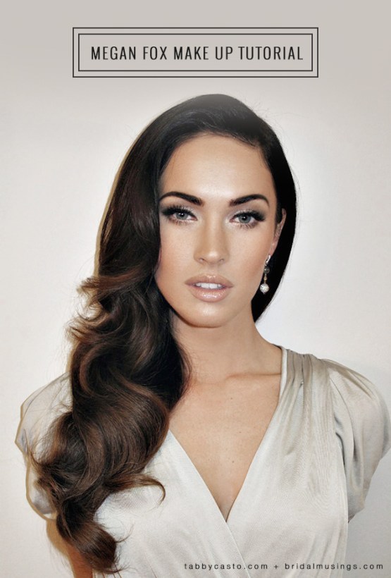 Megan Fox Make Up Tutorial For Brides By Tabby Casto
