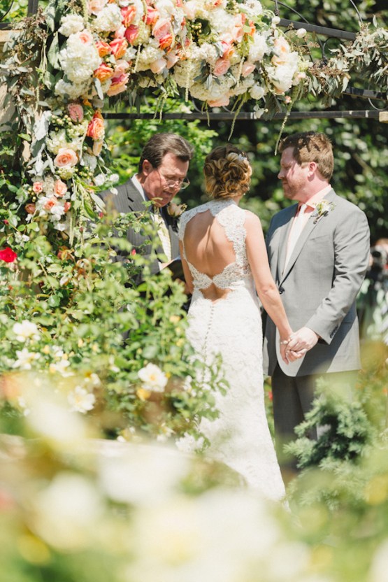 Romantic Rose Garden Wedding | Bridal Musings