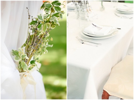 Fresh Linens and French Lavender, Rustic Luxury Wedding Inspiration