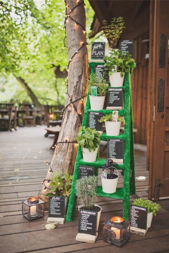 20 Ways to Feature Herbs in Your Wedding