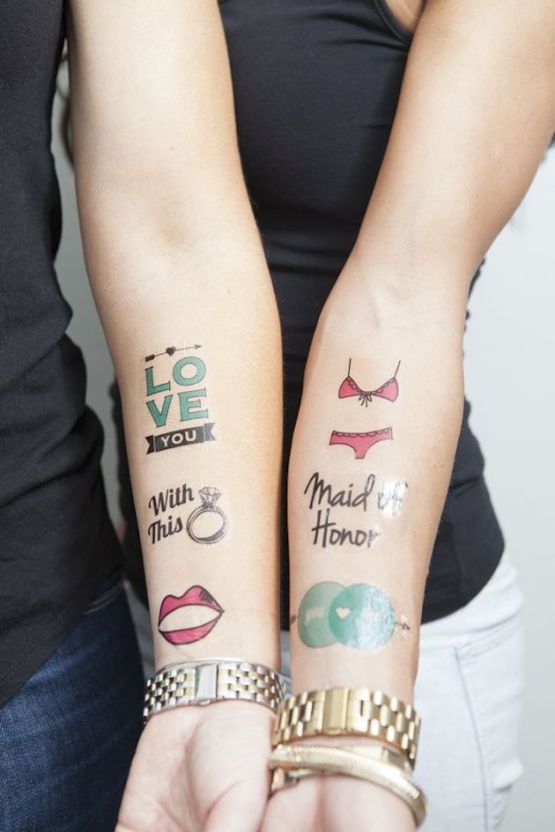Mini Trend Alert! Temporary Tattoos for your Wedding