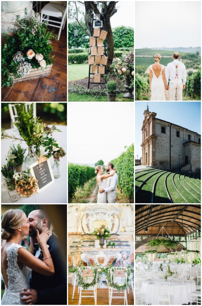 Super Chic Italian Wedding