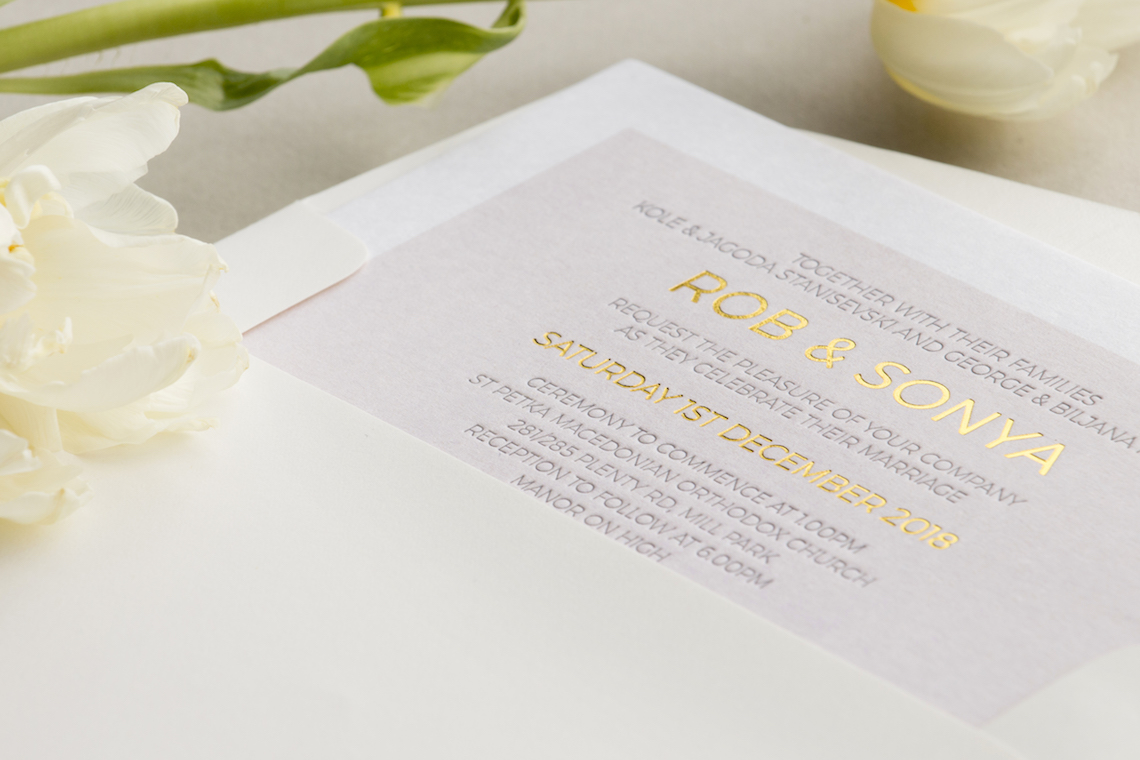 Wow your guests with gorgeous custom wedding invitations by Paperlust