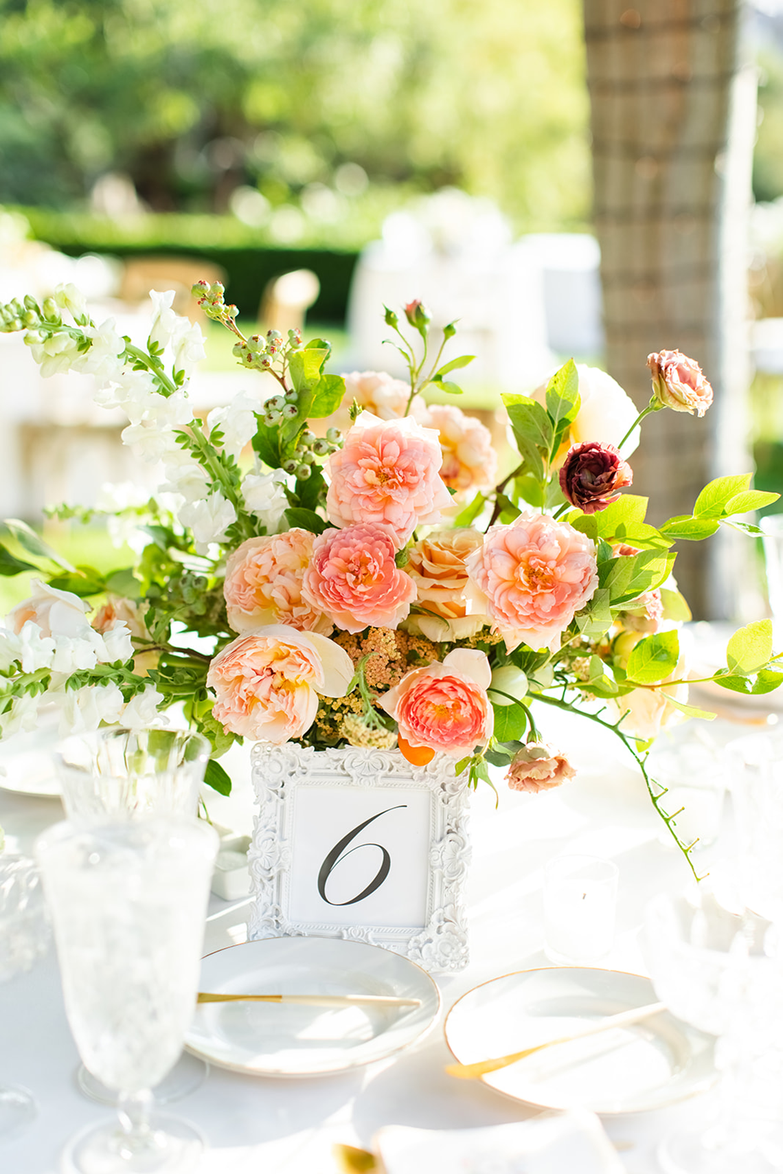 This Jewish wedding featured a stunning floral-filled chuppah