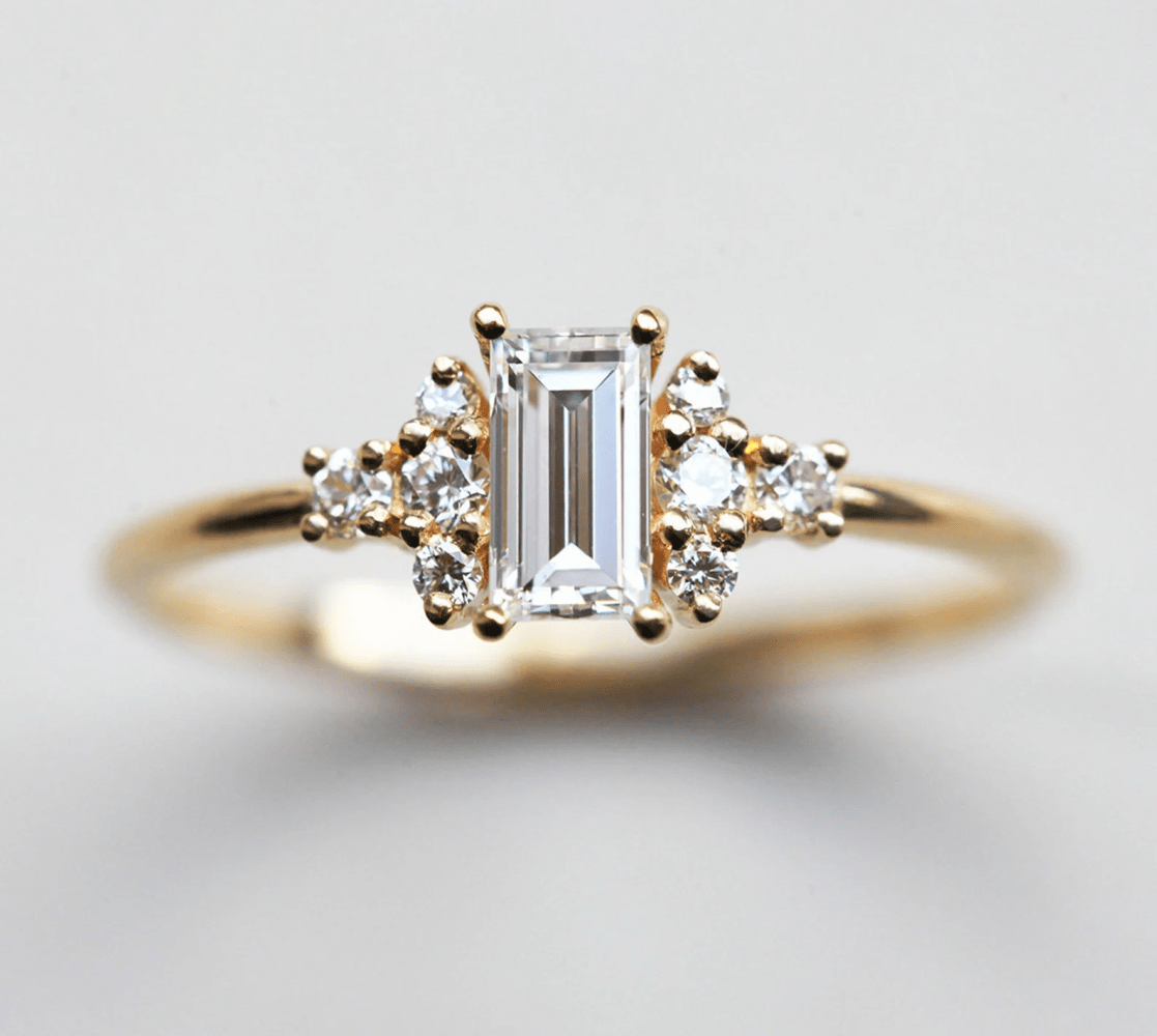 30 Stunning Cluster Engagement Rings in Different Styles